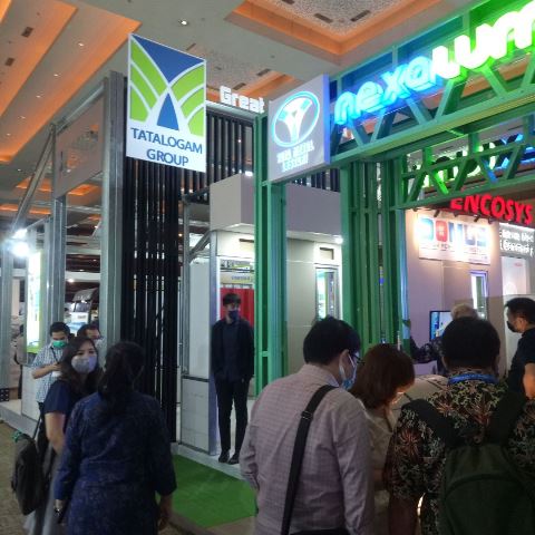 Stand Tatalogam Lestari Di Pameran Indonesia Insfrastructure Connect